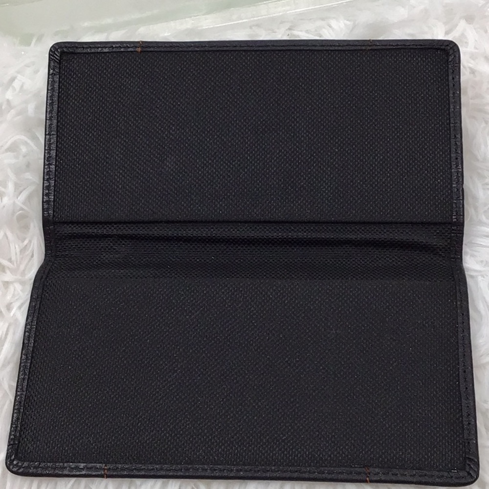 Harley Davidson Black Leather Checkbook Cover - Gem